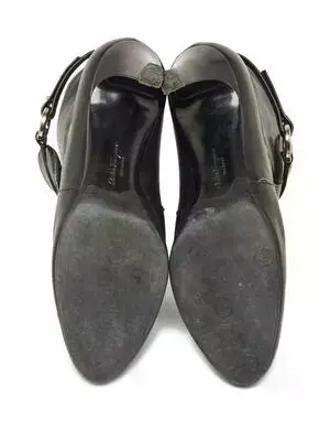 FERRAGAMO 75mm Gancini Ankle Boots