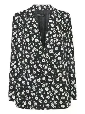 Black Floral Blazers