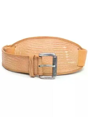 Gianfranco Ferre 1990s Buckle-fastening Belt - Neutrals