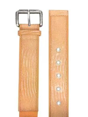 Gianfranco Ferre 1990s Buckle-fastening Belt - Neutrals