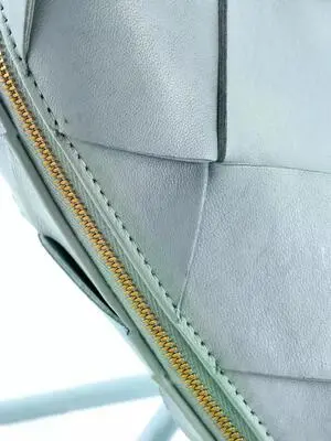 Bottega Veneta Cassette Camera Crossbody Bag Maxi Intrecciato Leather - Blue