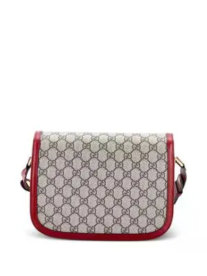 Gucci Horsebit 1955 Gg Coated Canvas Shoulder Bag