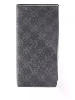 LOUIS VUITTON 2010s Damier Graphite Bi-fold Wallet - Grey