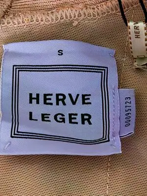 Herve Leger Bandage Fringe Mini Dress