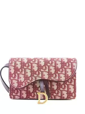 Dior Saddle Rectangular Oblique Canvas Belt Bag