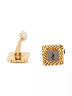 Saint Laurent 1990s Square Cufflinks