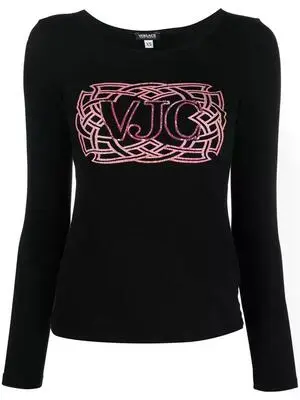 Versace 2000s Logo-print T-shirt
