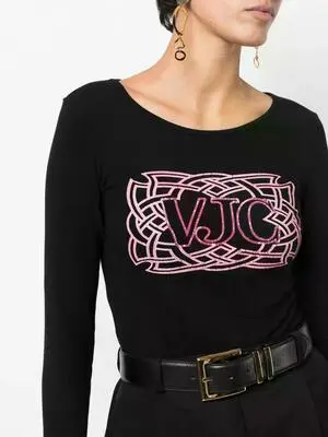 Versace 2000s Logo-print T-shirt