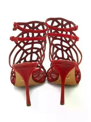 SERGIO ROSSI 110mm Cut-out Sandals