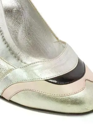 Dolce & Gabbana 100mm Leather-paneled Pumps