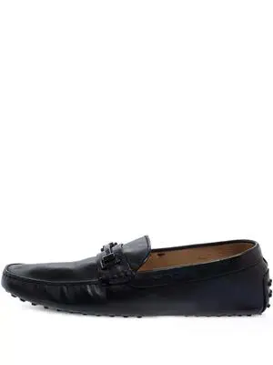 TOD'S Leather Loafers - Black