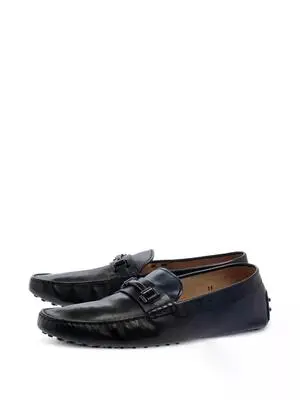 TOD'S Leather Loafers - Black