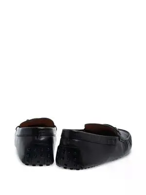 TOD'S Leather Loafers - Black