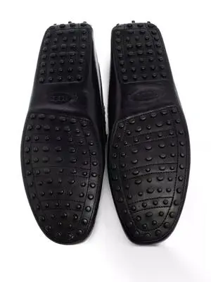 TOD'S Leather Loafers - Black