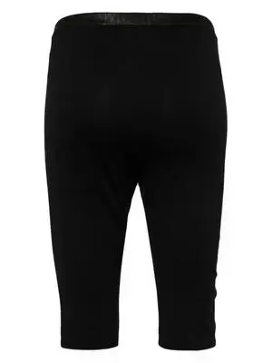 Loewe Anagram-debossed Leather Shorts