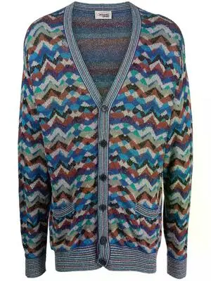 Missoni 1990s Zigzag Knit Cardigan