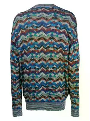 Missoni 1990s Zigzag Knit Cardigan