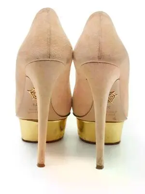 CHARLOTTE OLYMPIA 140mm Dolly Pumps - Neutrals
