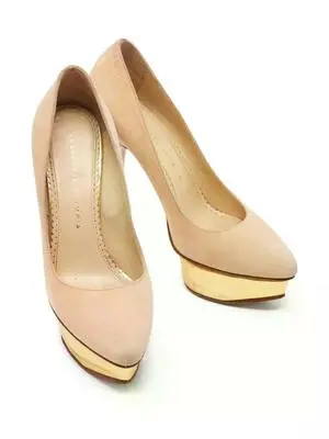 CHARLOTTE OLYMPIA 140mm Dolly Pumps - Neutrals
