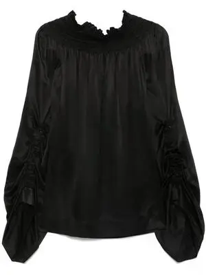 Saint Laurent Off-shoulder Mini Dress