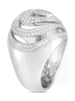 Chopard 18kt White Gold Diamond Heart Ring