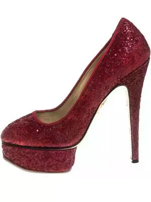 CHARLOTTE OLYMPIA 145mm Priscilla Pumps - Red