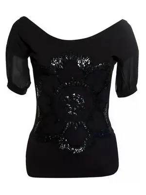 Gianfranco Ferre Sequin-embellished Top