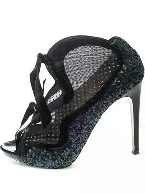 NICHOLAS KIRKWOOD Mesh Booties - Black