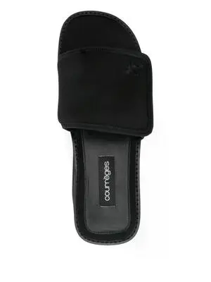 COURREGES 75mm Scuba Wave Platform Sandals