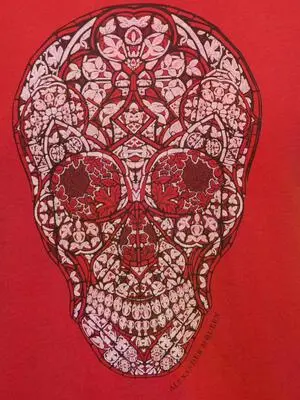 Alexander McQueen Skull-mosaic T-shirt