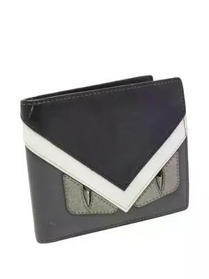 Fendi Bugs Eyes Bi-fold Wallet