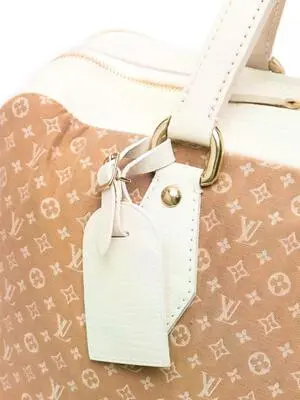 LOUIS VUITTON 2005 Mini Lin Initiales Isfahan Tote Bag