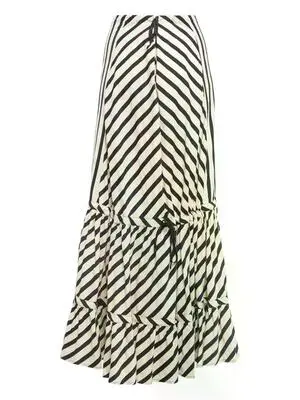 Sportmax Striped Maxi Skirt