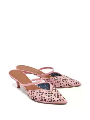MALONE SOULIERS Leather Heeled Mules