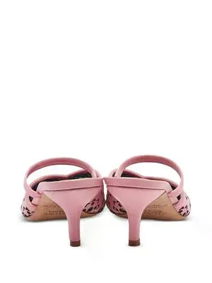 MALONE SOULIERS Leather Heeled Mules