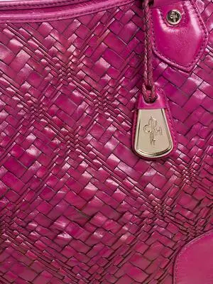Cole Haan Woven Leather Tote Bag