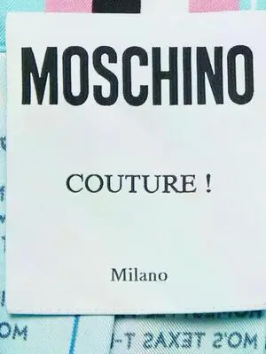 Moschino Menu-print Flared Skirt