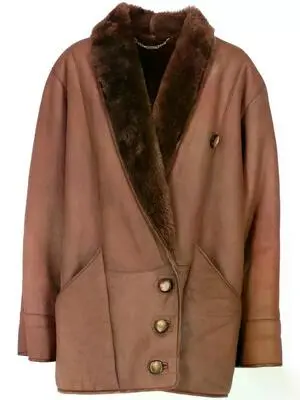 A.N.G.E.L.O. VINTAGE CULT 1980s Shearling Lapel Coat