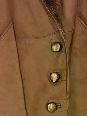 A.N.G.E.L.O. VINTAGE CULT 1980s Shearling Lapel Coat