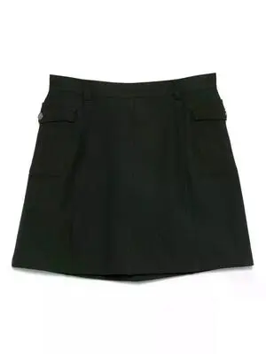 Versace 1990s Cady Mini Skirt