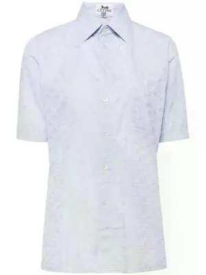Celine Triomphe Jacquard Cotton Shirt