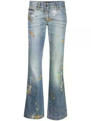 Dolce & Gabbana 2000s Paint-platter Jeans