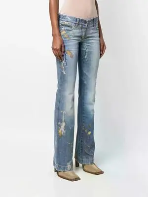 Dolce & Gabbana 2000s Paint-platter Jeans