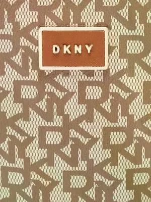 Dkny Monogram Pattern Shoulder Bag