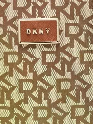 Dkny Monogram Pattern Shoulder Bag