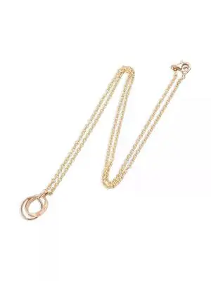 CARTIER 18k Rose Baby Love Necklace - Gold