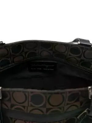 FERRAGAMO 2000s Circle-pattern Tote Bag