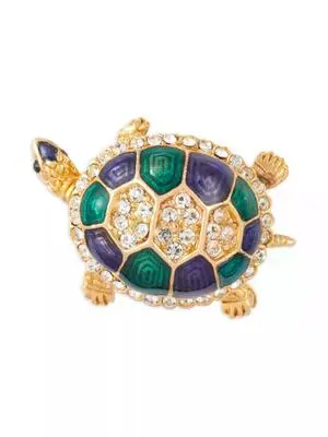 SUSAN CAPLAN 1980s Turtle Brooch