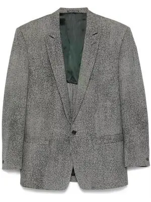 Versace 1980s Houndstooth Blazer