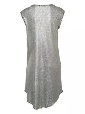 Just Cavalli Metallic-effect Midi Dress